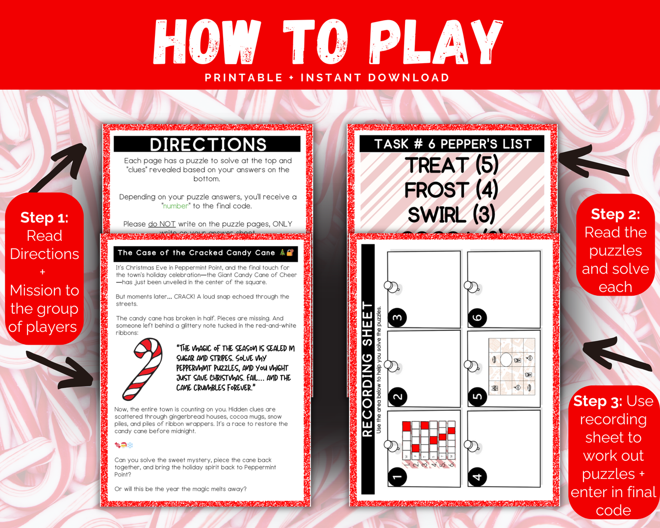 Candy Cane Escape Room – OverThePartyTable